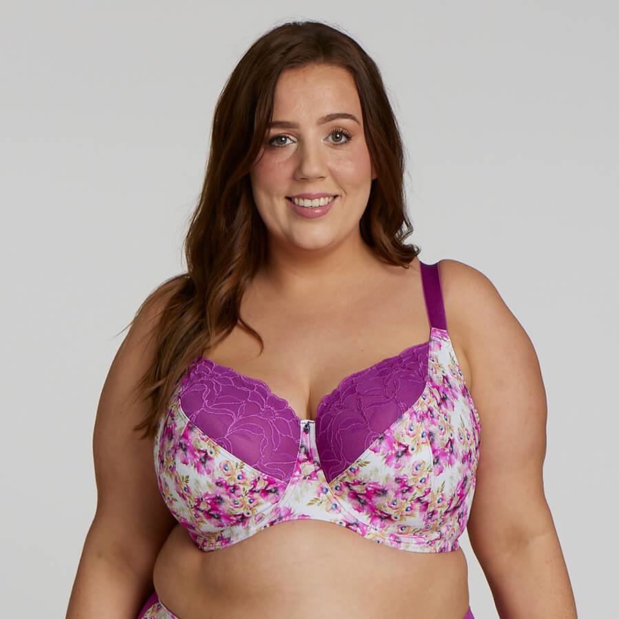Print Premium Support Bra - Aster | Rose & Thorne