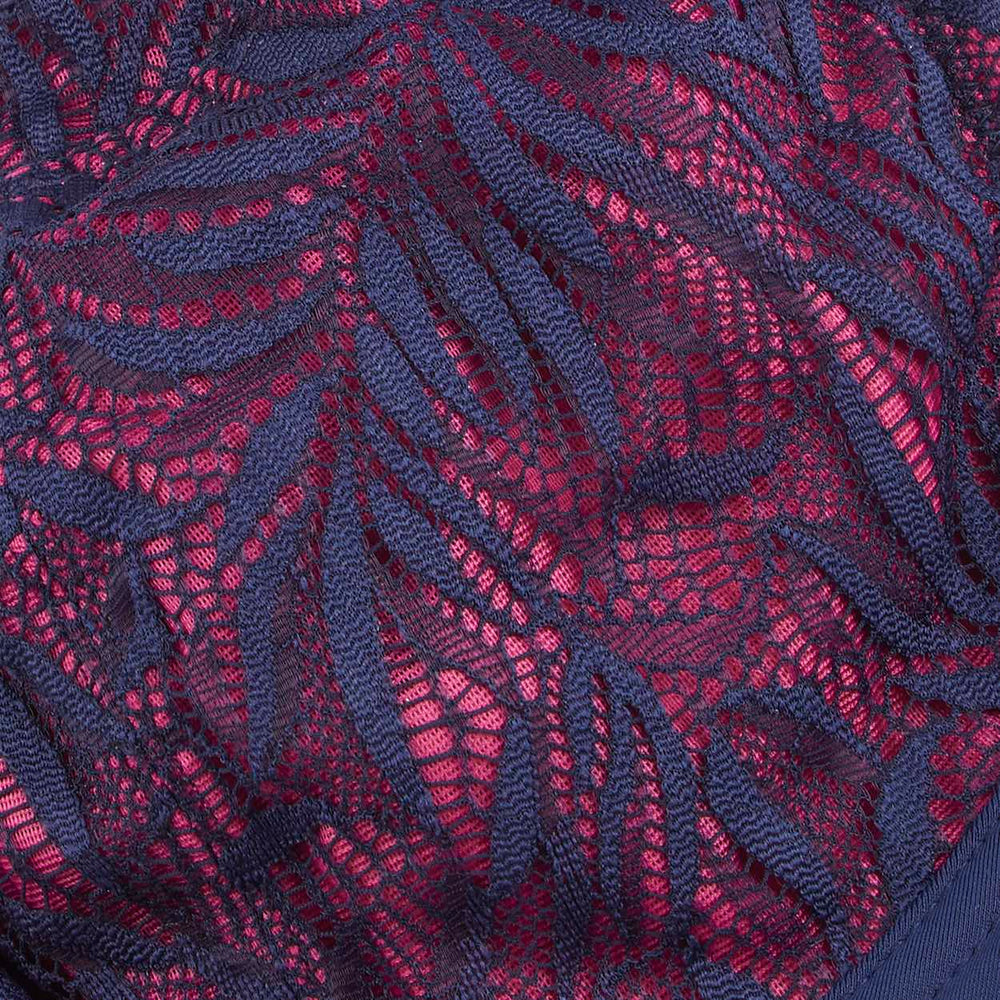 Radiate Wirefree Bra - Navy Berry | Rose & Thorne