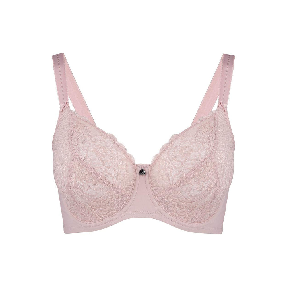 Lily Lace Full Cup Bra - Blush Pink | Rose & Thorne