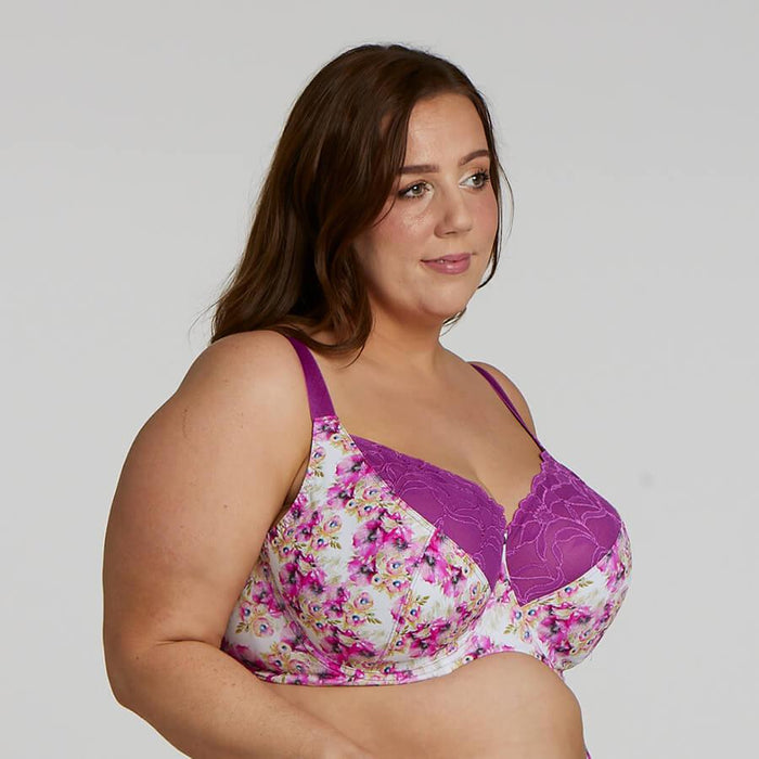 Print Premium Support Bra - Aster | Rose & Thorne