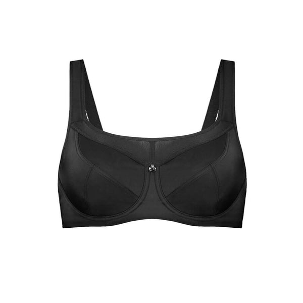 Active Bra - Premium Support - Black | Rose & Thorne