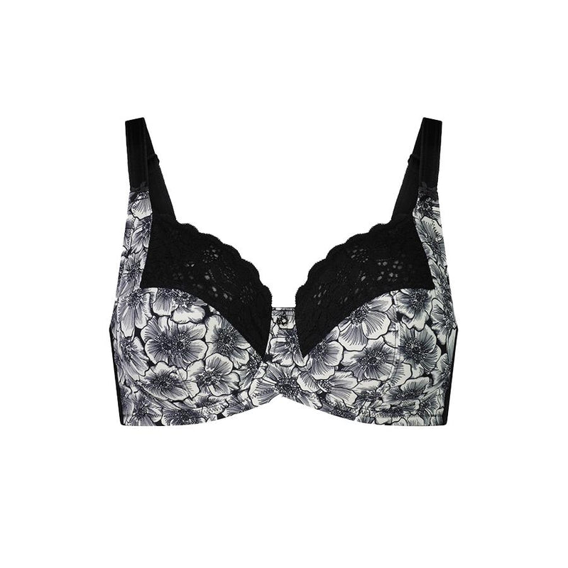 Print Full Cup Bra- Graphic Floral | Rose & Thorne